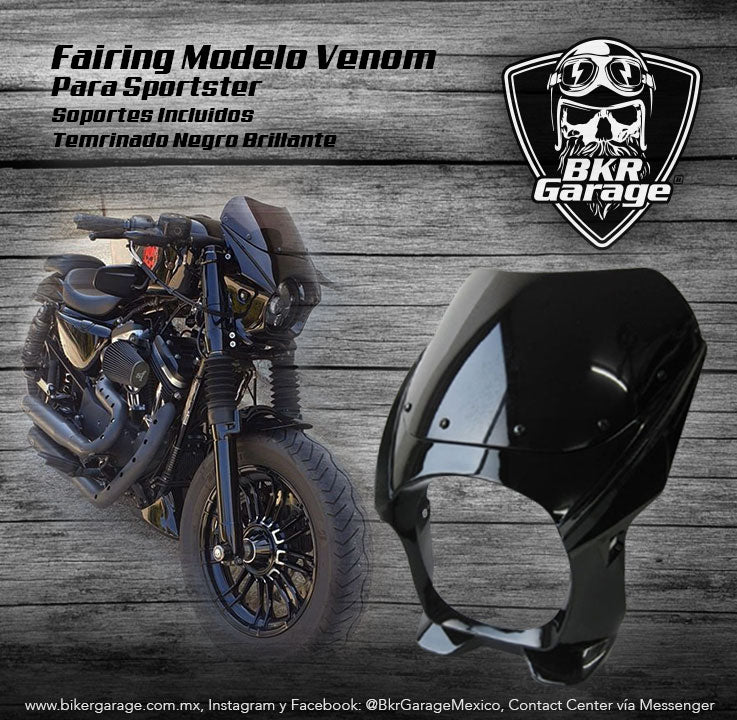 Fairing Modelo Venom para Sportster – Biker Garage