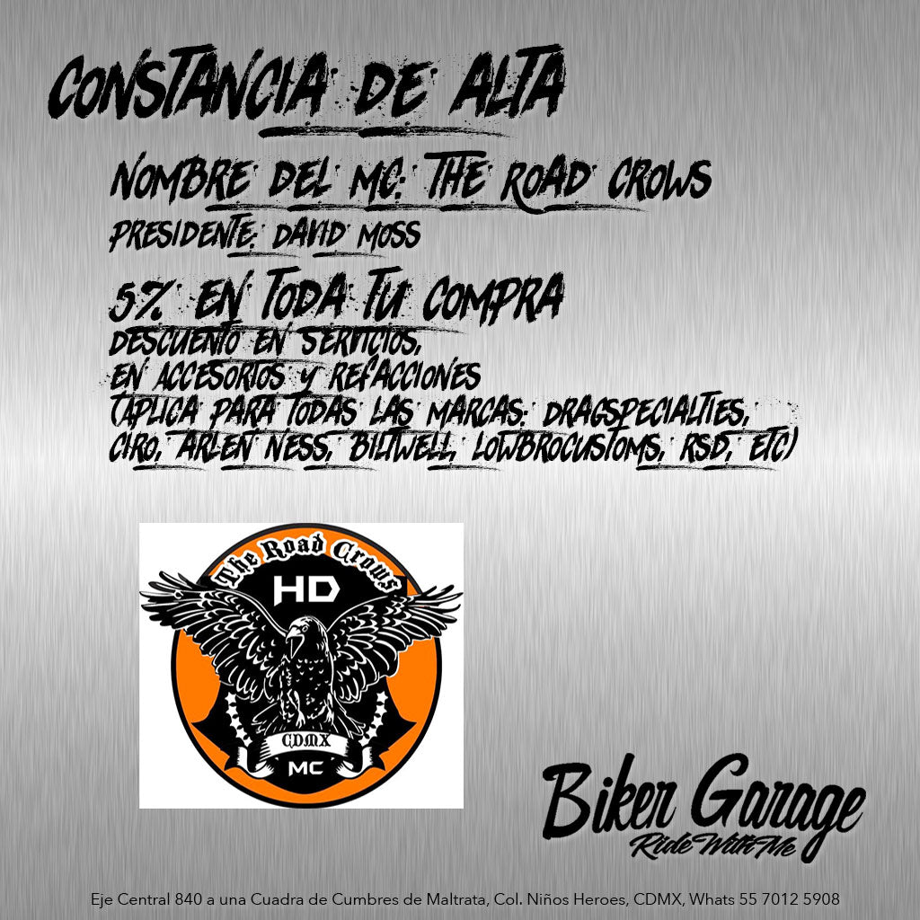 The Road Crows Motoclub – Biker Garage